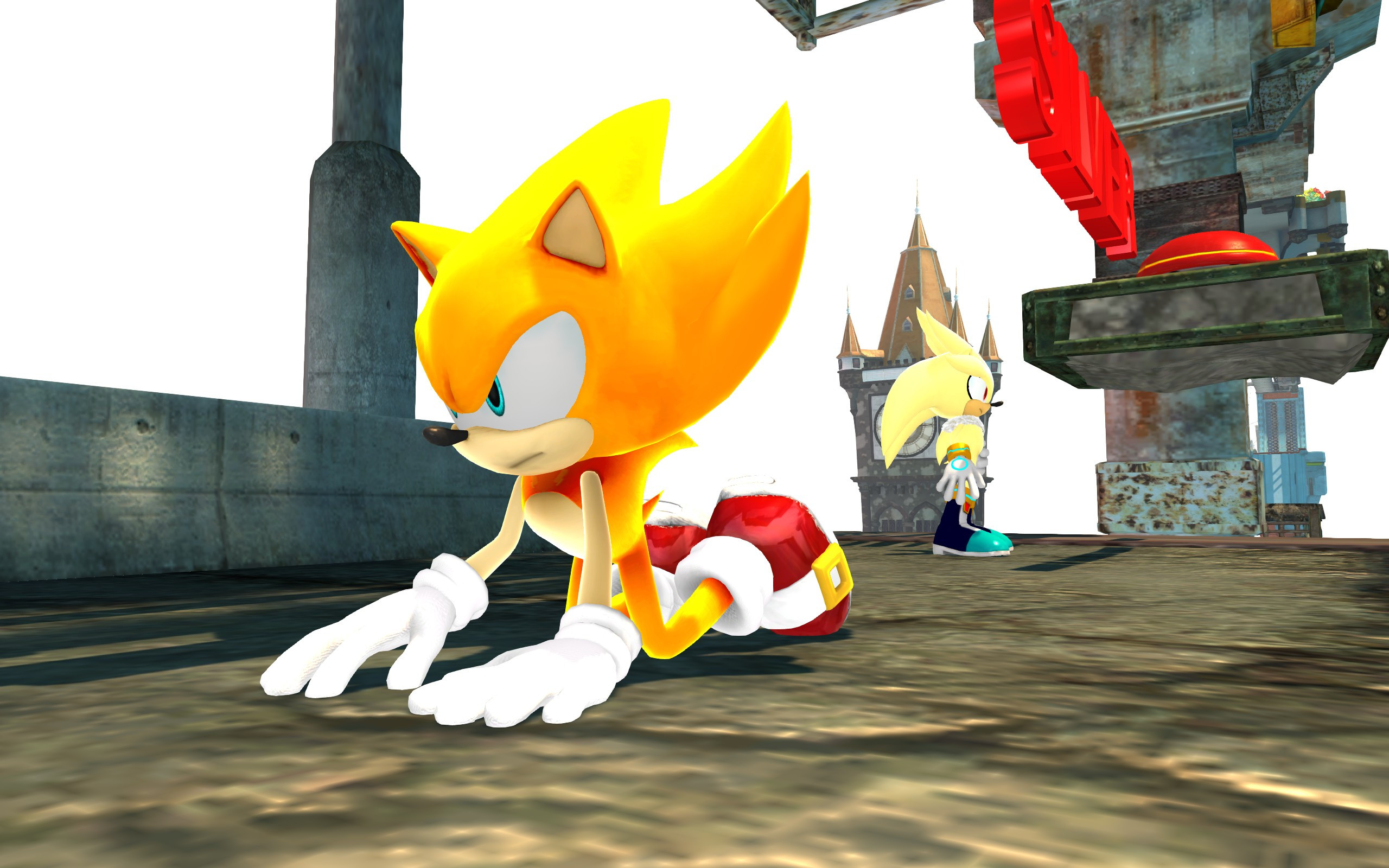 Super Sonic 2 over Super Sonic Mod for Sonic Generations (2011) | Gens Mods
