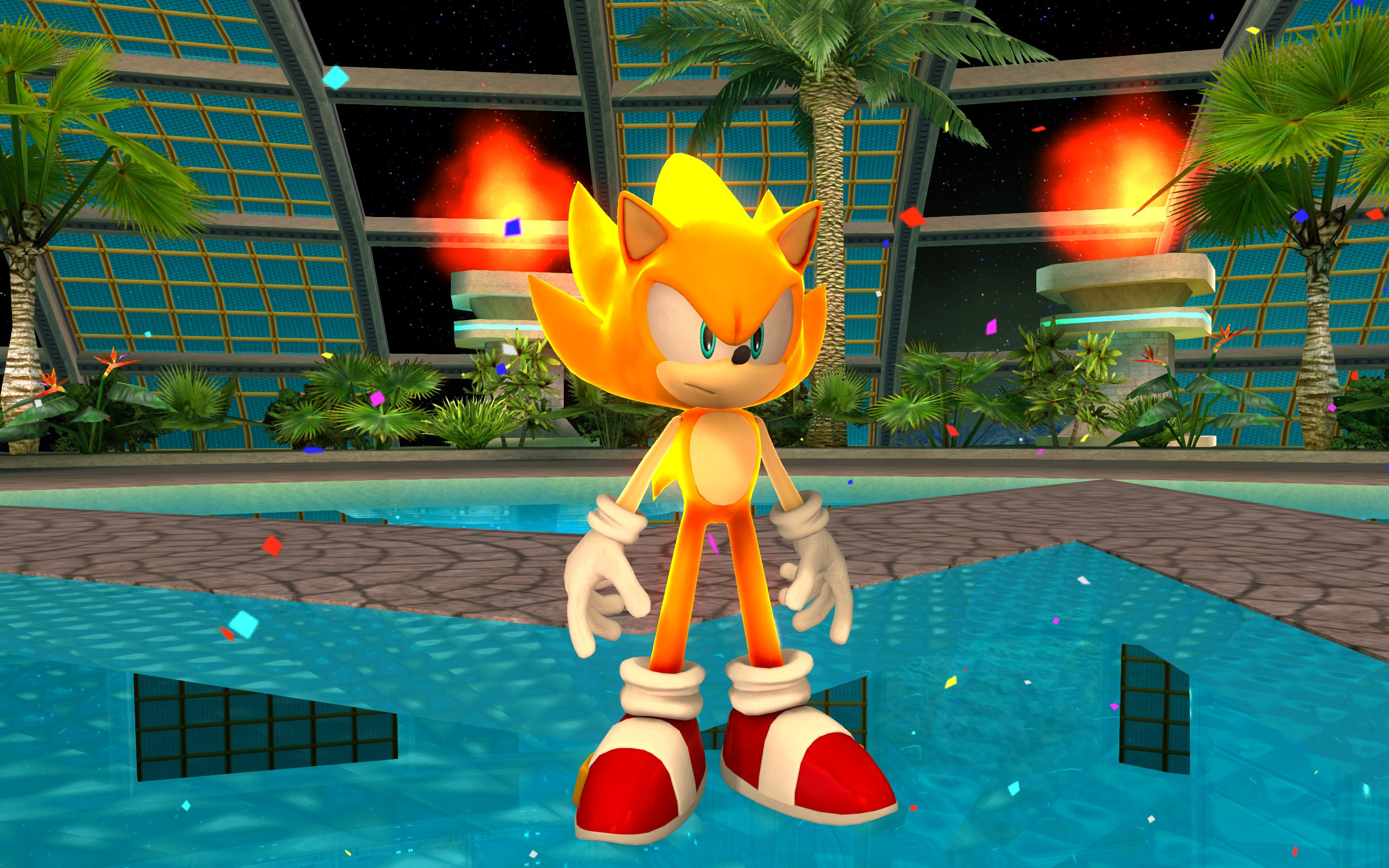 Super Sonic 2 over Super Sonic Mod for Sonic Generations (2011) | Gens Mods