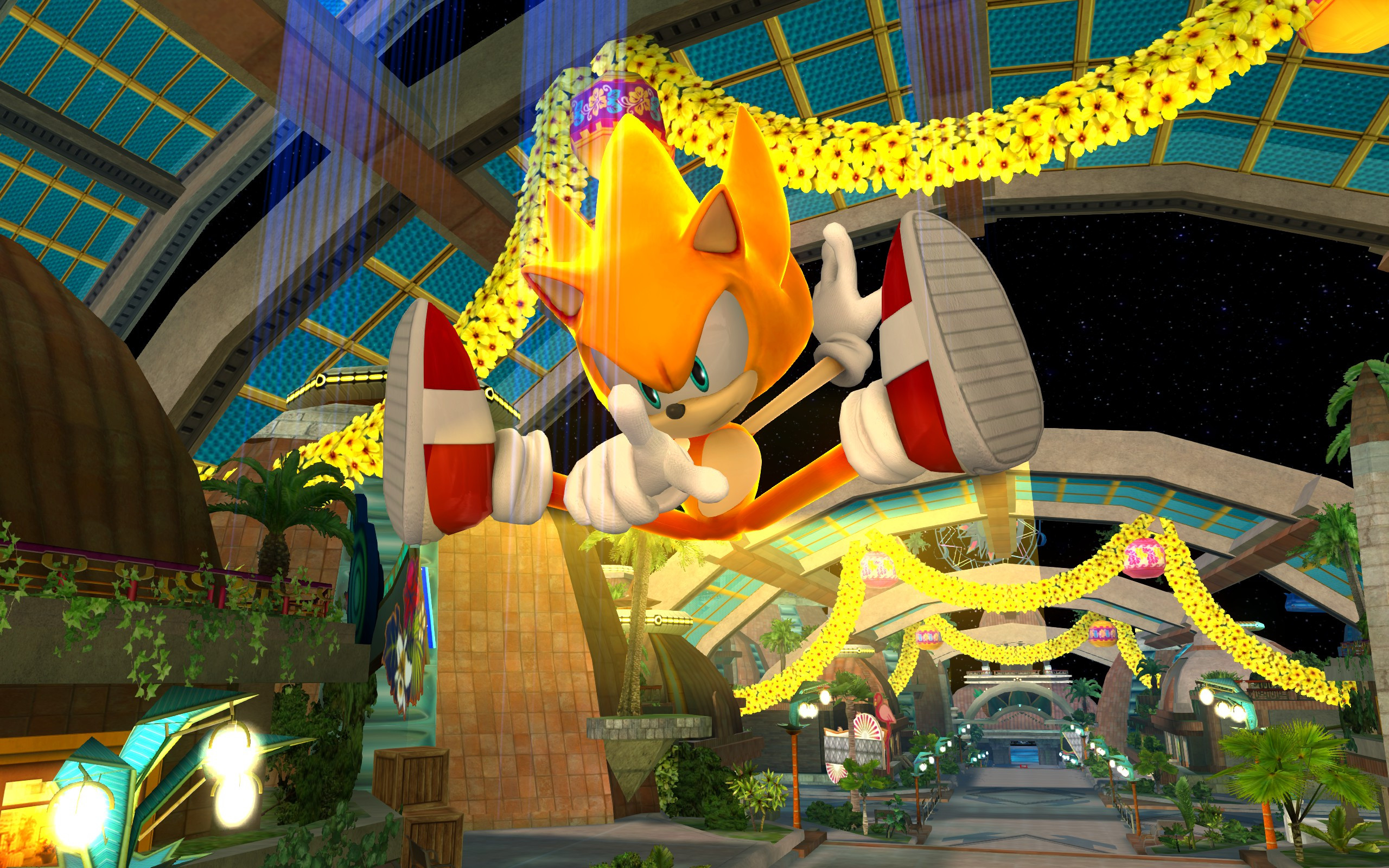 Super Sonic 2 over Super Sonic Mod for Sonic Generations (2011) | Gens Mods