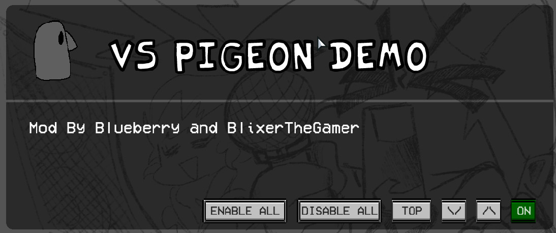 Vs Pigeon Demo Mod for Friday Night Funkin' | FNF Mods