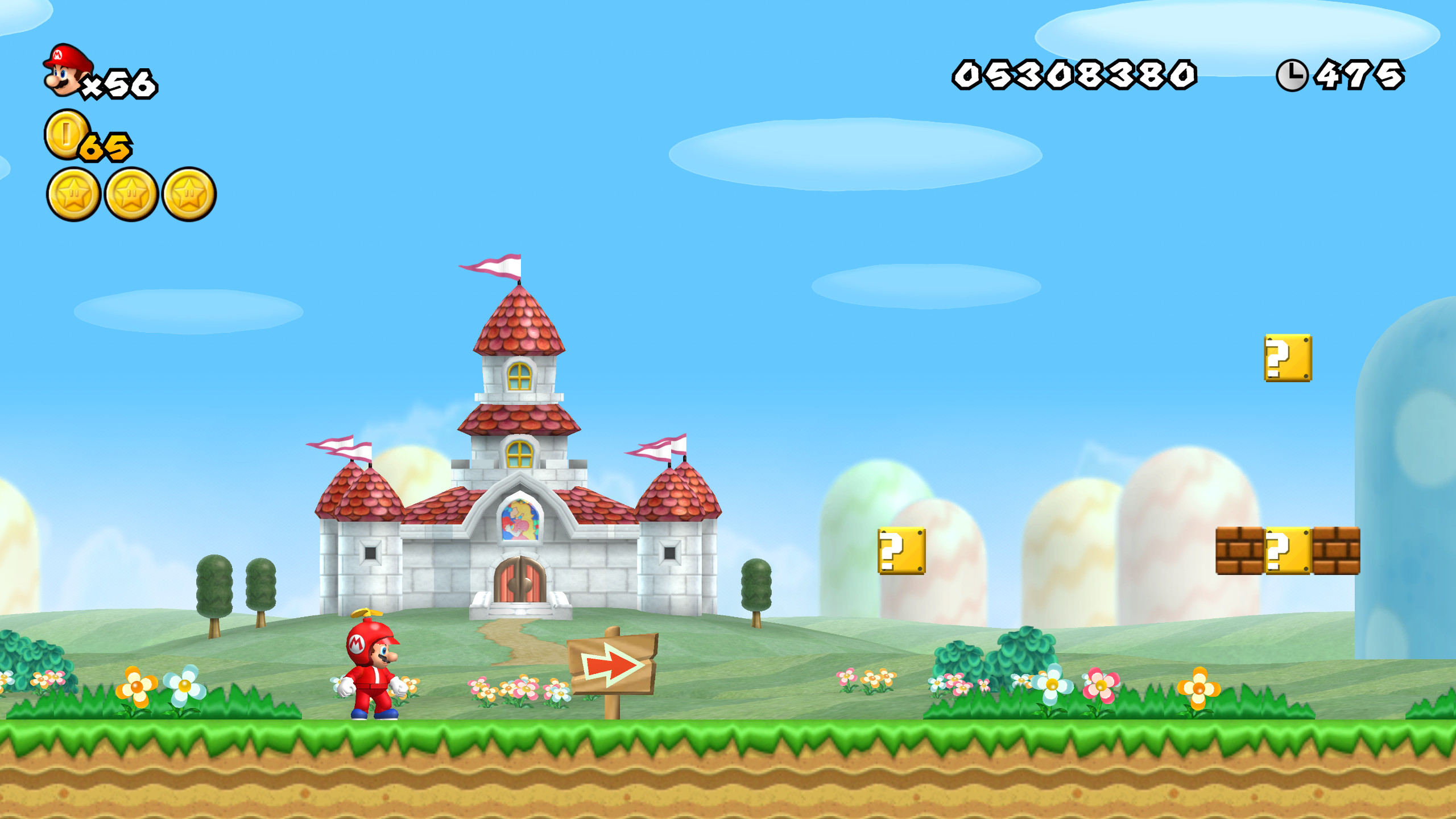 nymo's HD HUD Tweaks Mod for New Super Mario Bros. Wii | NSMBW Mods
