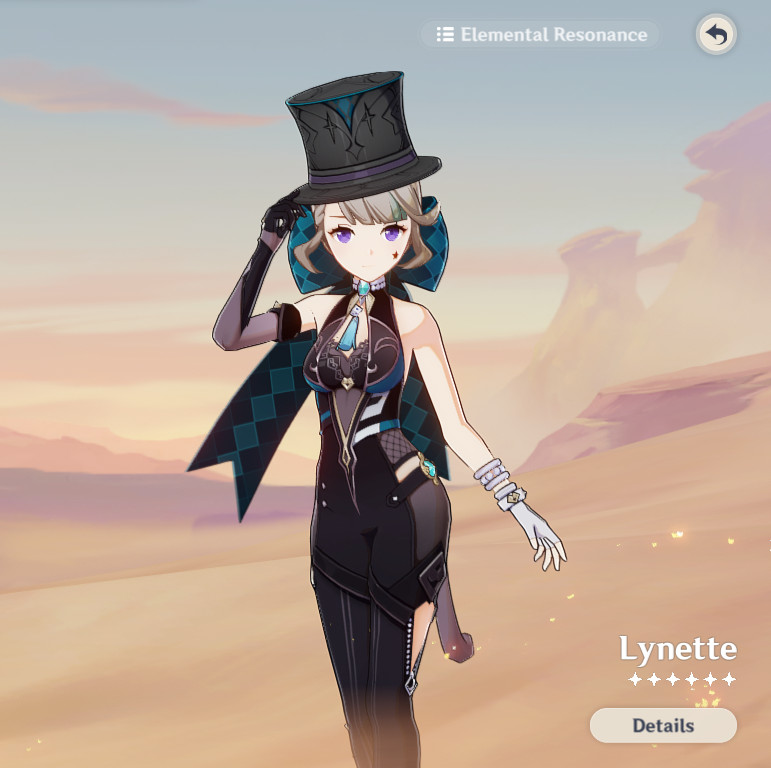 Lynette with Yelan outfit Mod for Genshin Impact | GI Mods