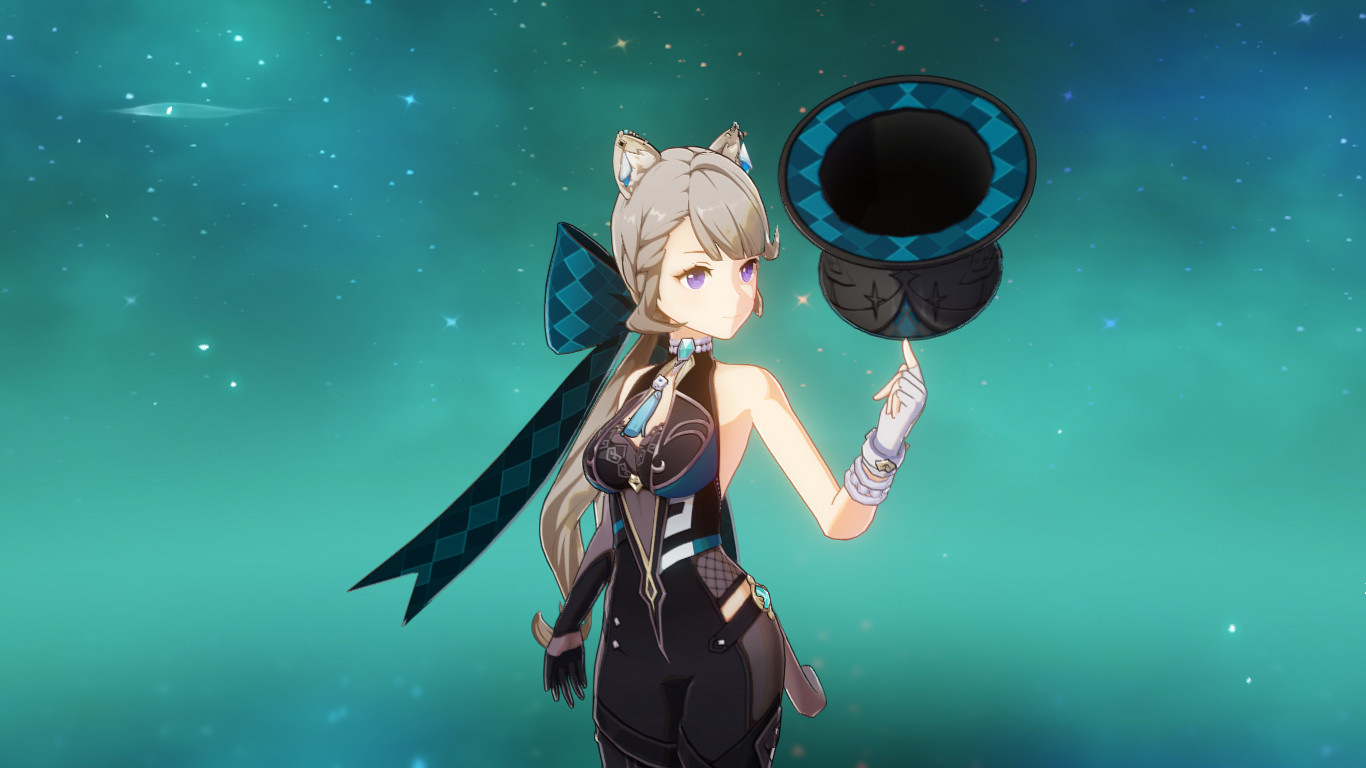 Lynette with Yelan outfit Mod for Genshin Impact | GI Mods