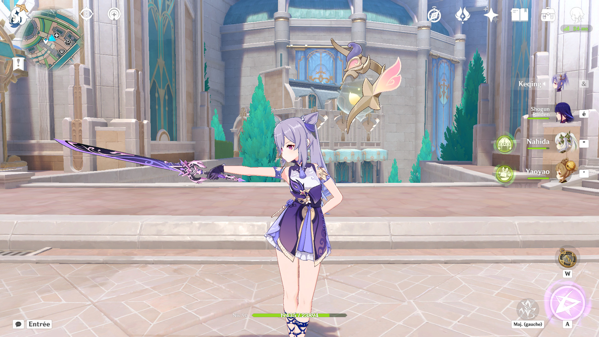 Primordial Jade Cutter - Purple Version Mod for Genshin Impact | GI Mods