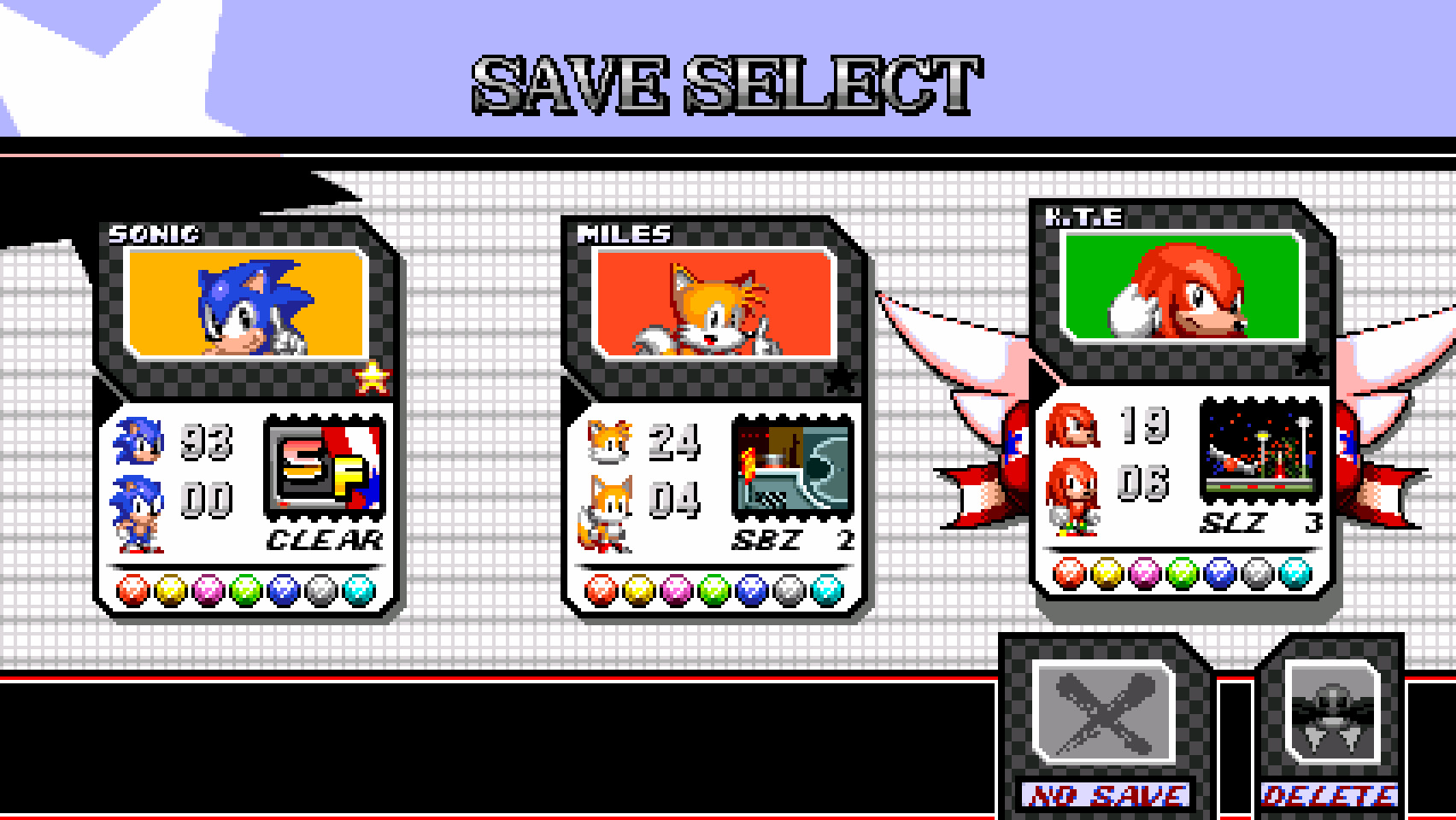 Sonic 1: Knuckles Sprites ft.Sonic Mod for Sonic the Hedgehog Forever ...