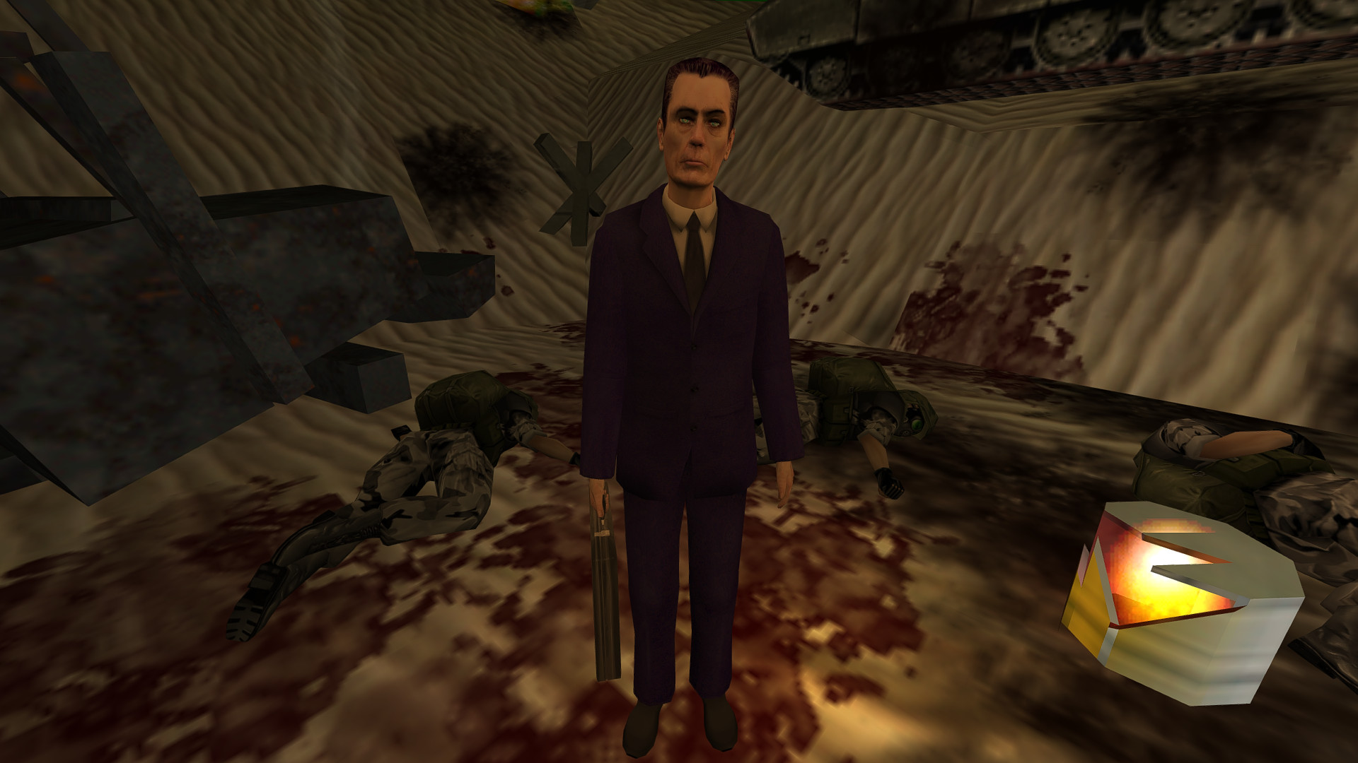 Half-Life 2 G-Man Mod for Half-Life | HL Mods