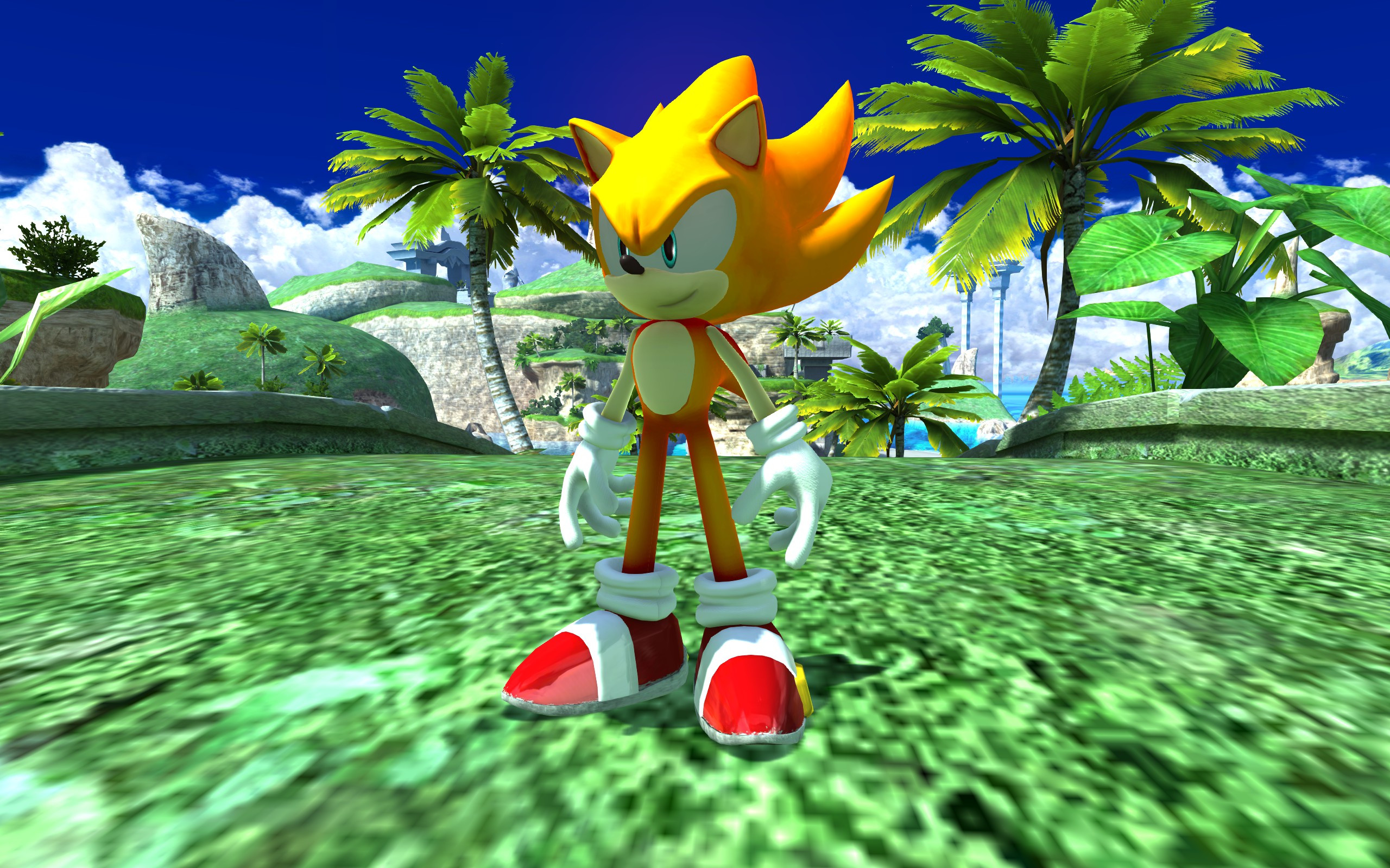 Super Sonic 2 and Cyber Super Sonic Mod for Sonic Generations (2011 ...