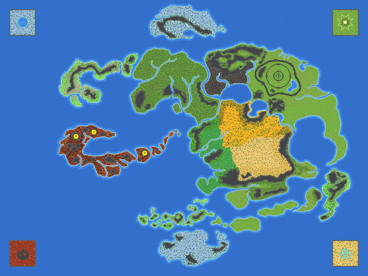 Avatar World Map 20x15 Mod for WorldBox | WorldBox Mods