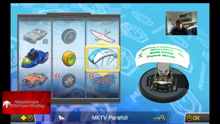 Anxiety & Depression Awareness MKTV Glider MK8D Mod for Mario Kart 8 ...