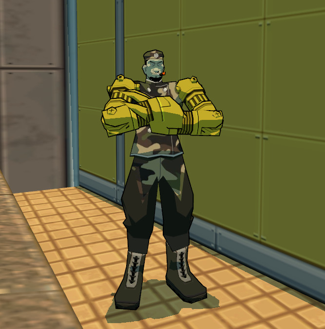 Major Arms (JSRF Claw Guy Boss) Mod for Bomb Rush Cyberfunk | BRC Mods