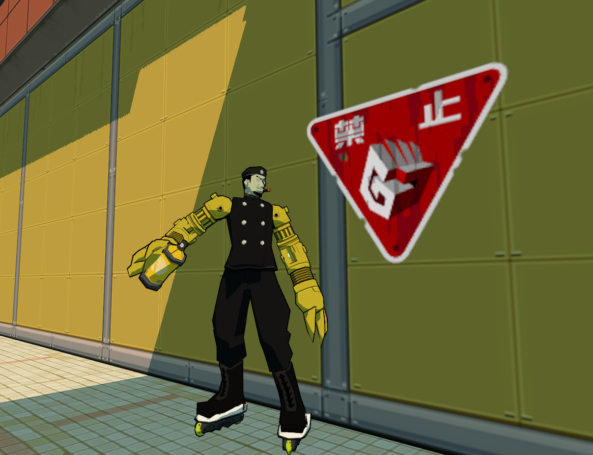 Major Arms (JSRF Claw Guy Boss) Mod for Bomb Rush Cyberfunk | BRC Mods