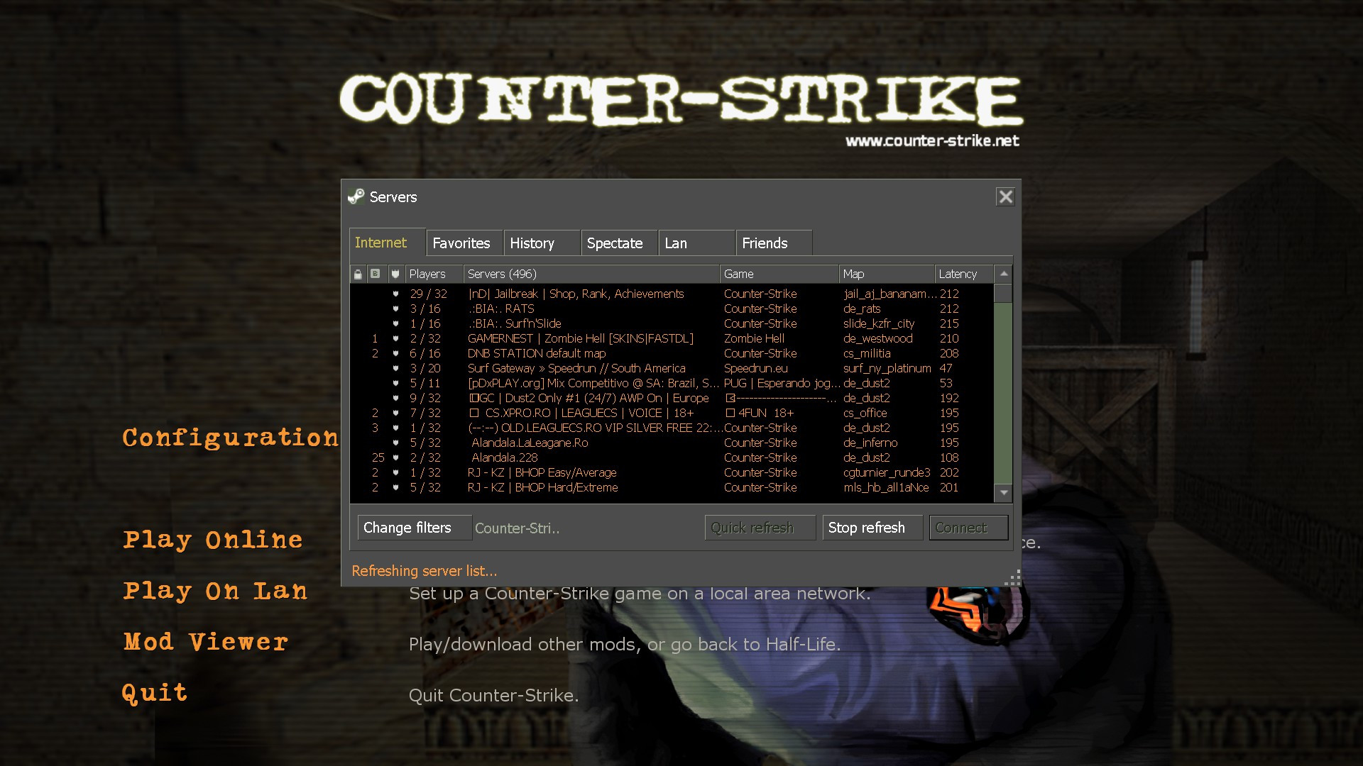 25th Anniversary Update Main Menu Mod for Counter-Strike 1.6 | CS1.6 Mods