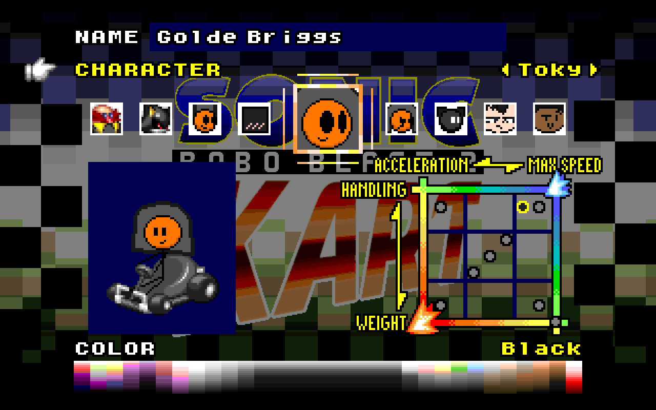Golde Briggs's SRB2Kart Characters Pack Mod for Sonic Robo Blast 2 Kart ...