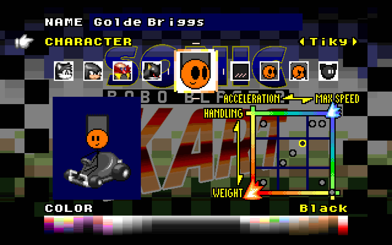 Golde Briggs's SRB2Kart Characters Pack Mod for Sonic Robo Blast 2 Kart ...