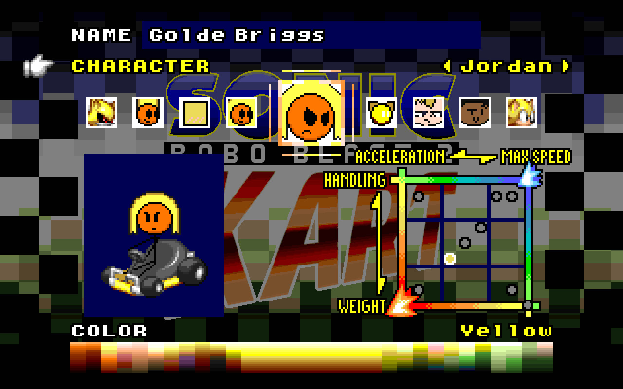 Golde Briggs's SRB2Kart Characters Pack Mod for Sonic Robo Blast 2 Kart ...