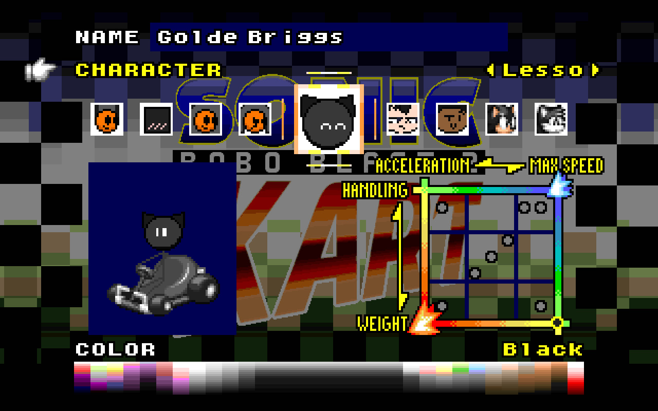 Golde Briggs's SRB2Kart Characters Pack Mod for Sonic Robo Blast 2 Kart ...