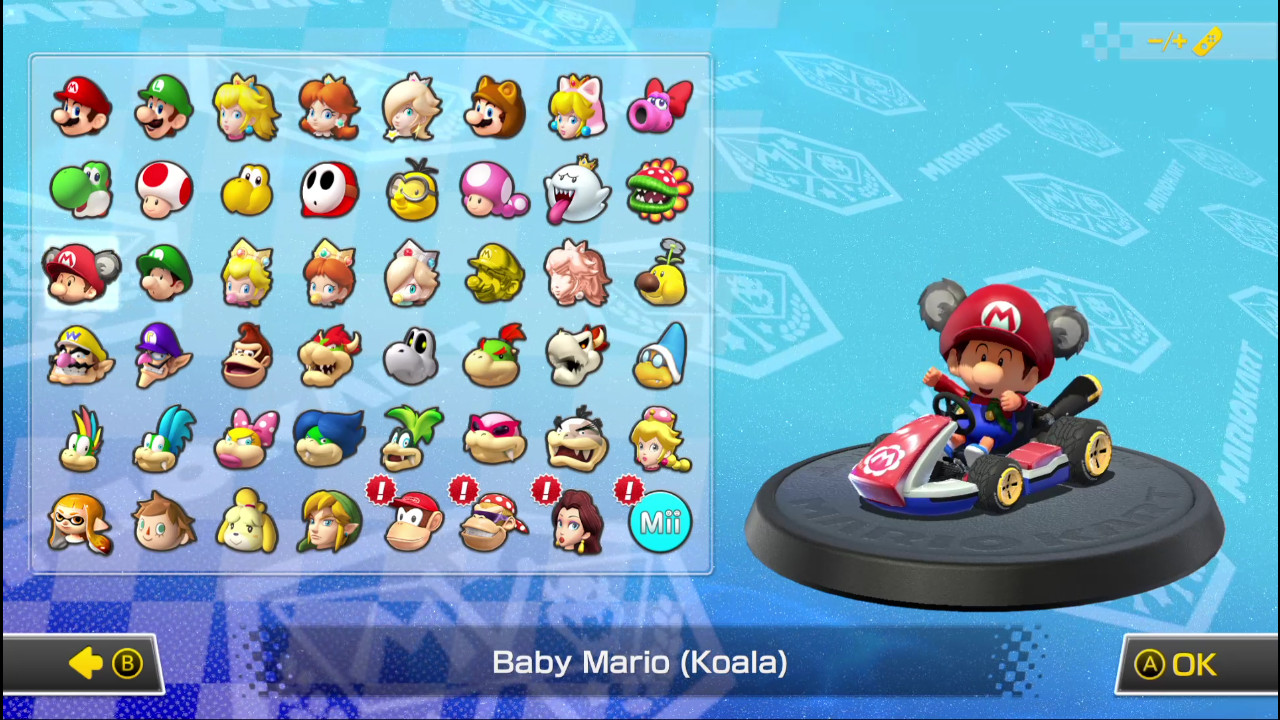 Baby Mario (Koala) with MKT Animations Mod for Mario Kart 8 Deluxe ...