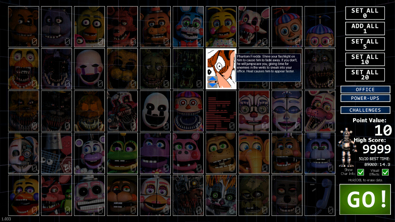 Peppino Spaghetti over Phantom Freddy Mod for Ultimate Custom Night ...