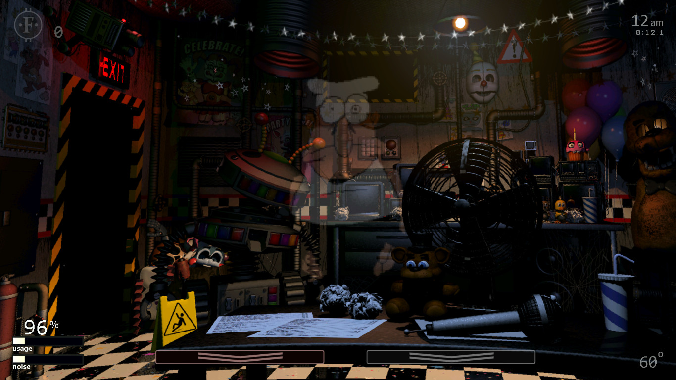 Peppino Spaghetti over Phantom Freddy Mod for Ultimate Custom Night ...