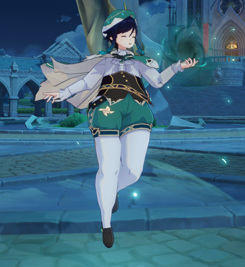 Plus size Venti Mod for Genshin Impact | GI Mods