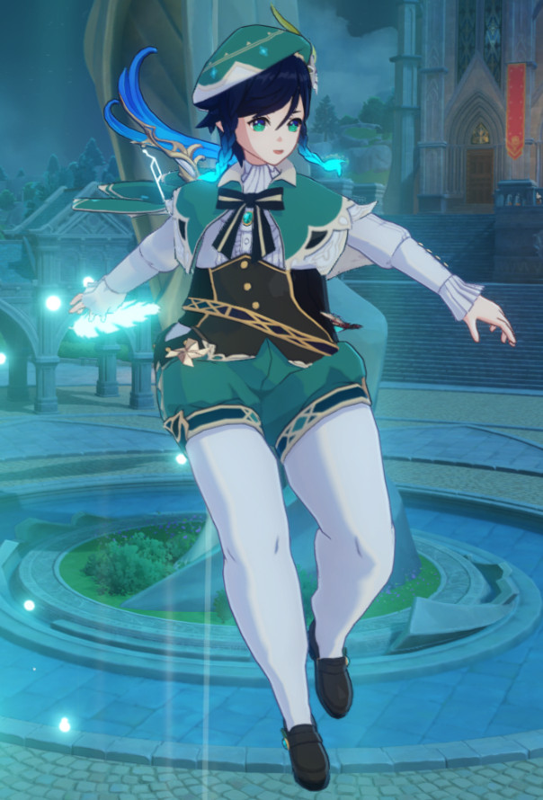 Plus size Venti Mod for Genshin Impact | GI Mods