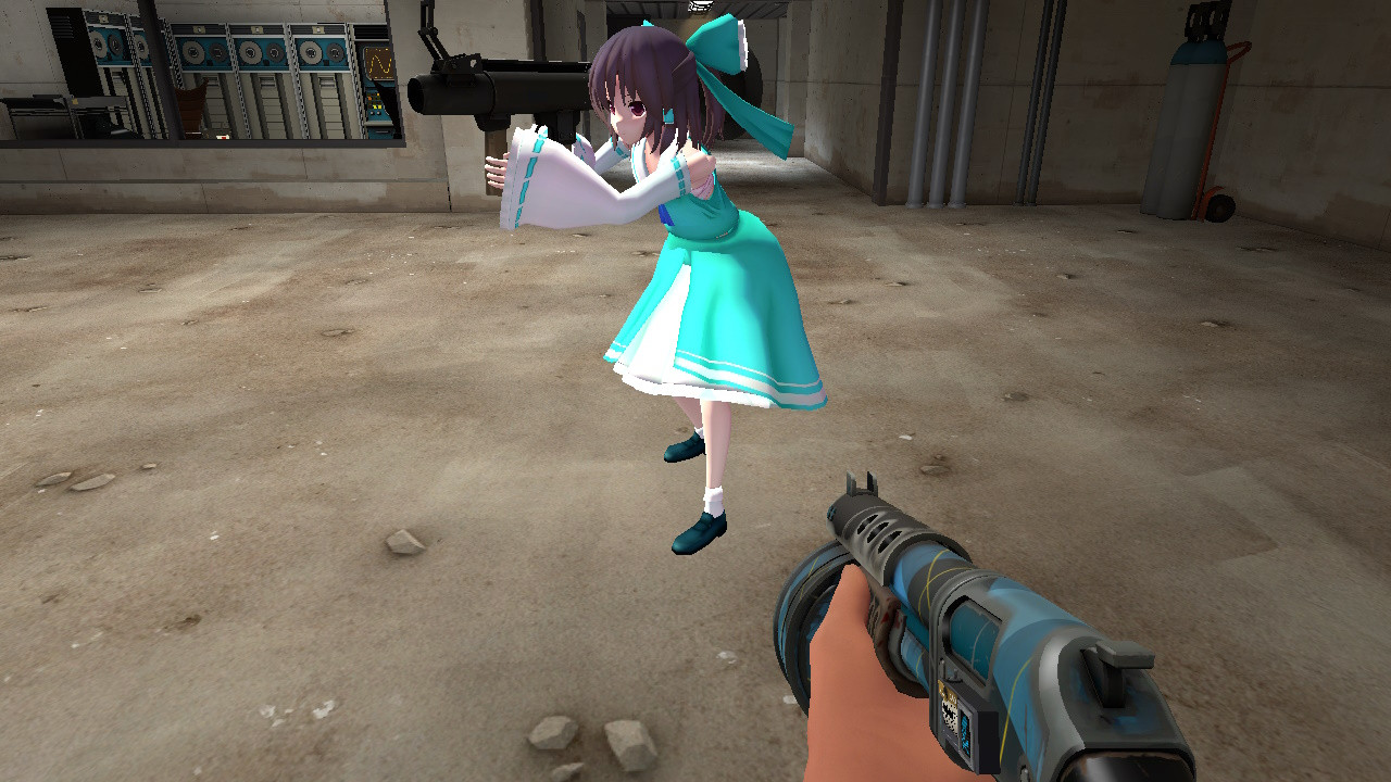 Touhou Reimu for Soldier (team colored) Mod for Team Fortress 2 | TF2 Mods