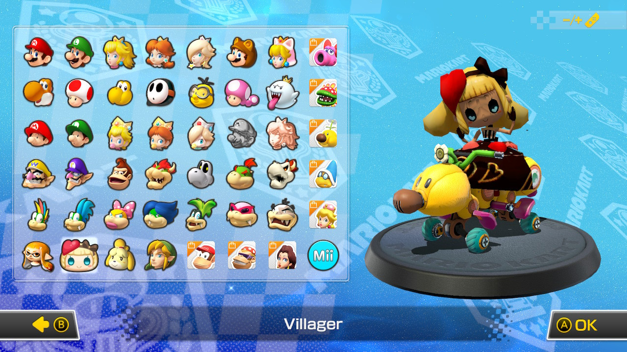 Chocolina (YKW) over Female Villager :) Mod for Mario Kart 8 Deluxe ...