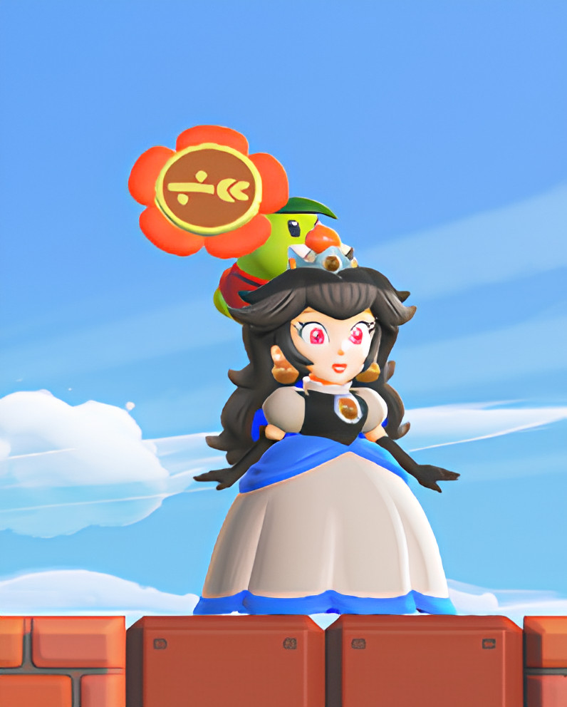 Nerissa Ravencroft reskin for Peach Mod for Super Mario Bros. Wonder ...