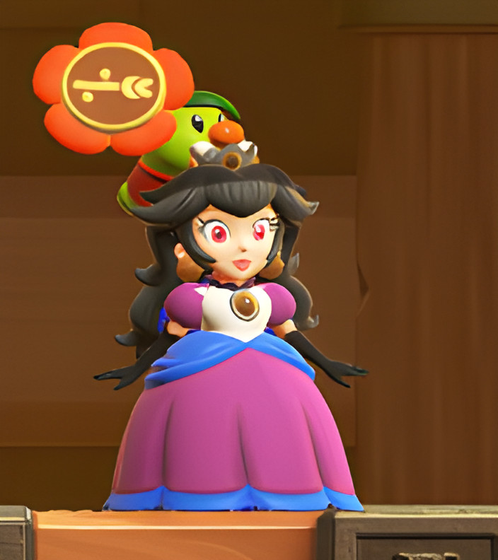 Nerissa Ravencroft reskin for Peach Mod for Super Mario Bros. Wonder ...