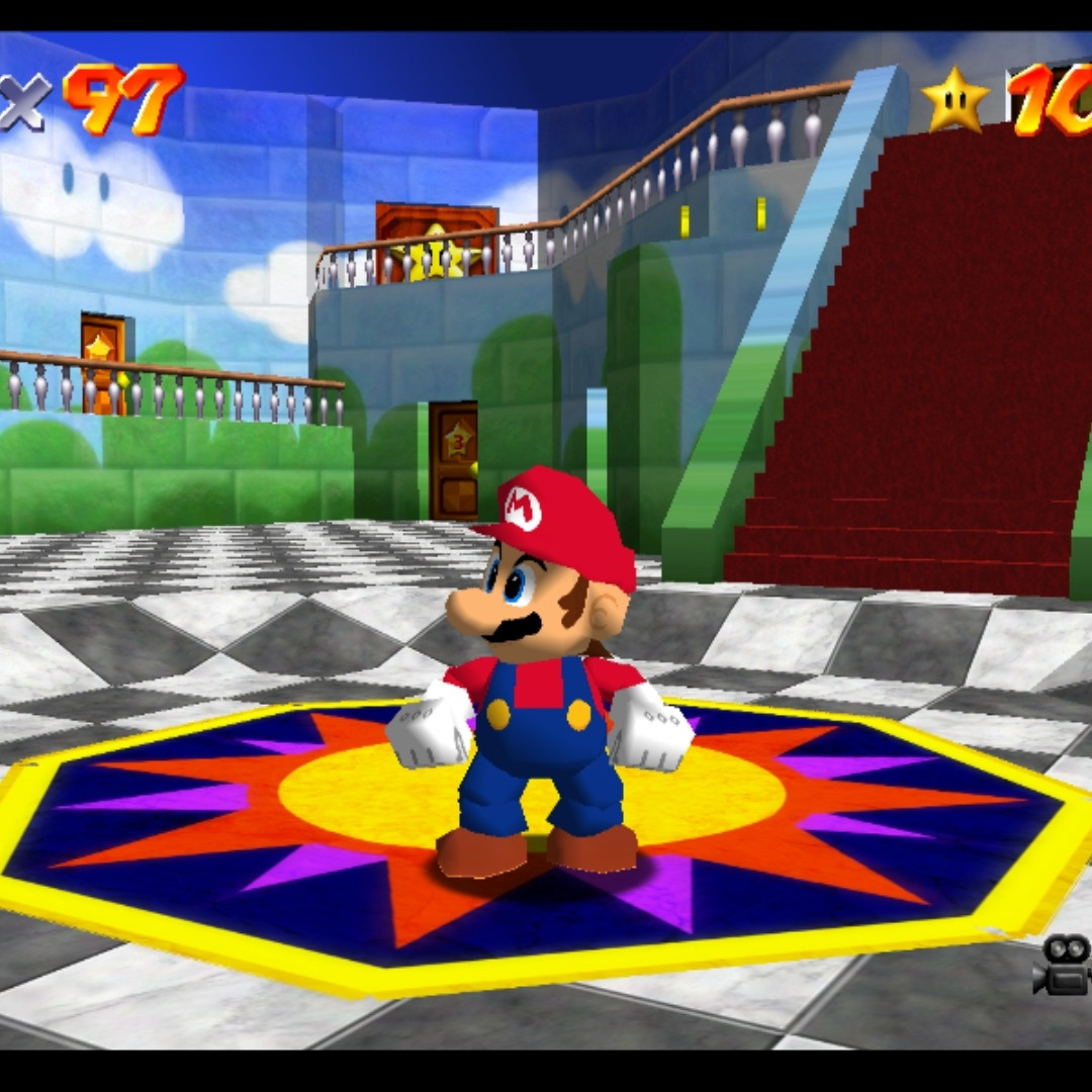 Art accurate for low poly promo Mario Mod for Super Mario 64 | SM64 Mods