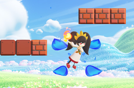 Ashley from Warioware Mod for Super Mario Bros. Wonder | SMBW Mods