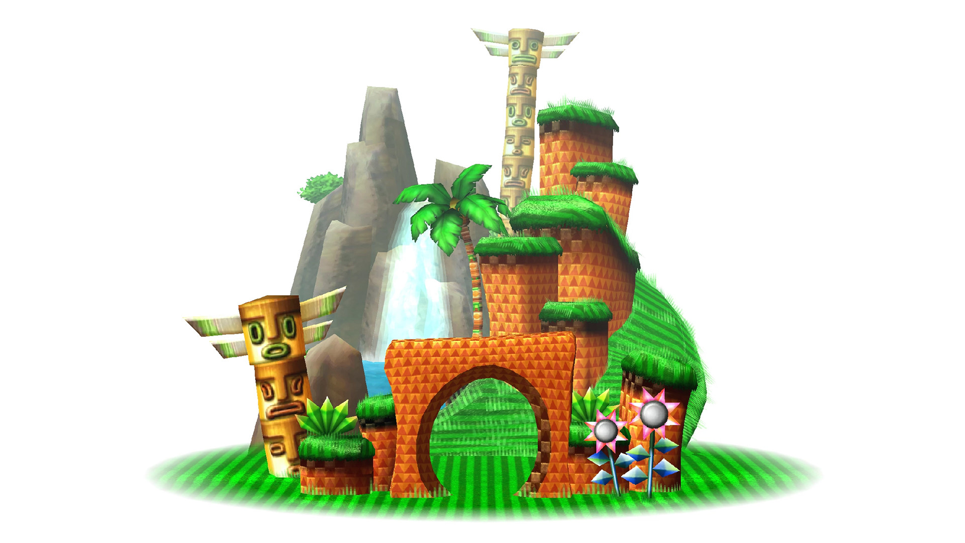 Palmtree Panic Textures Mod for Sonic Generations (3DS) | SG3DS Mods