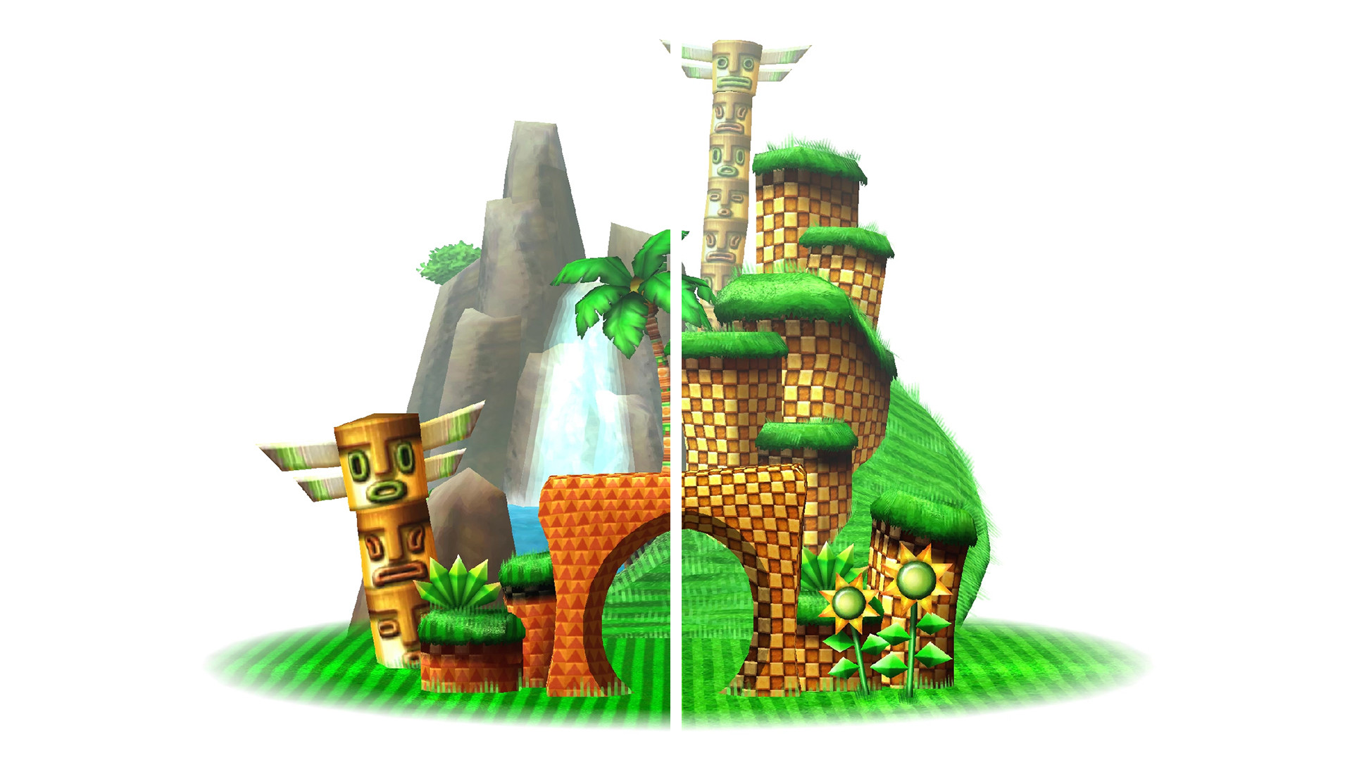 Palmtree Panic Textures Mod for Sonic Generations (3DS) | SG3DS Mods