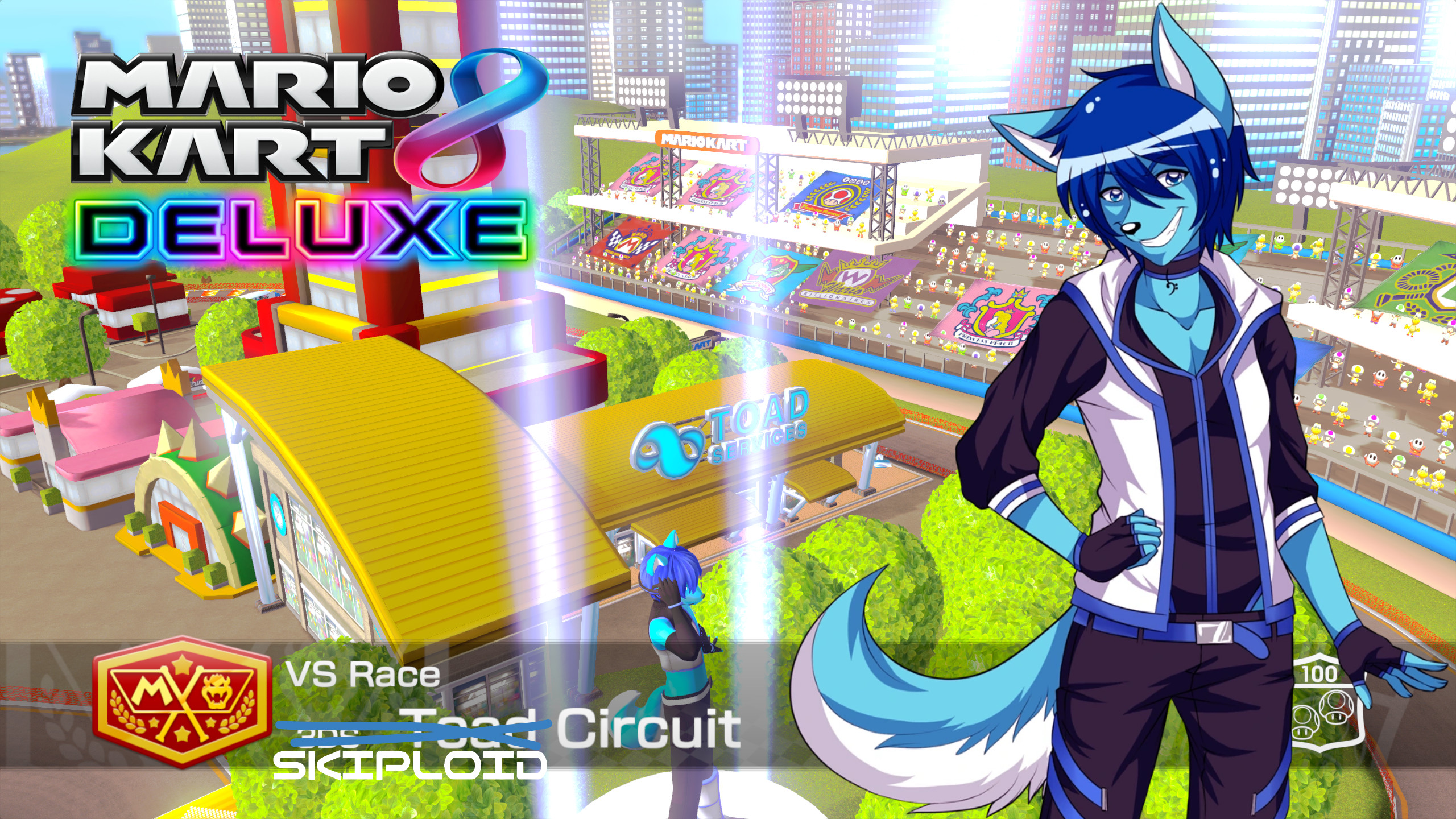 Skiploid Circuit Mod for Mario Kart 8 Deluxe | MK8D Mods