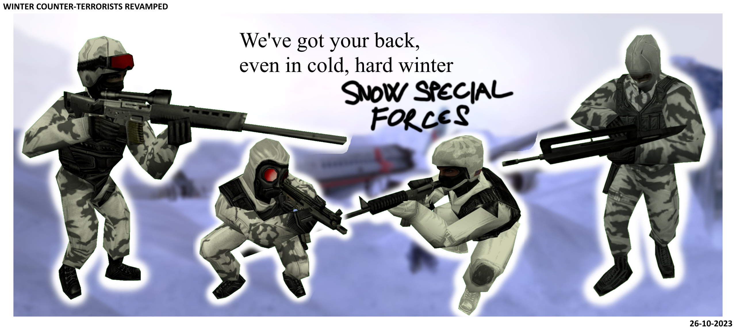Winter CTs (remake) Mod for Counter-Strike 1.6 | CS1.6 Mods