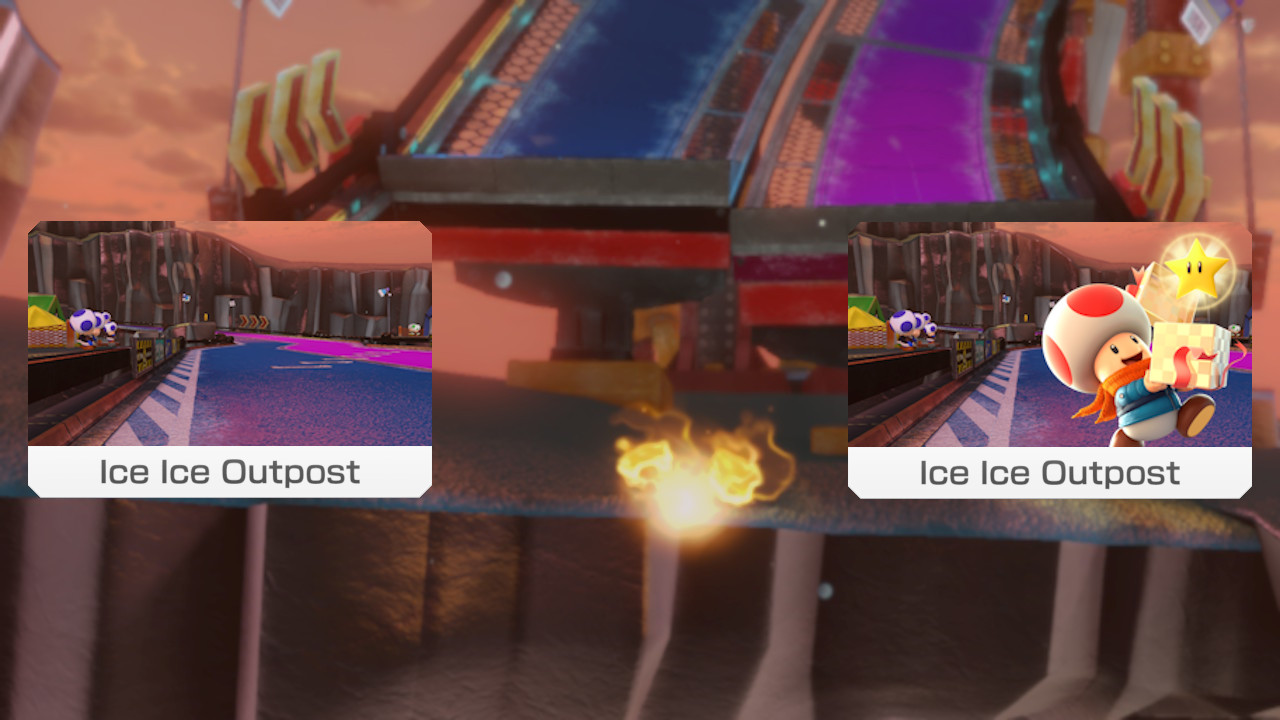 Black Ice Ice Ice Outpost Retexure Mod for Mario Kart 8 Deluxe | MK8D Mods