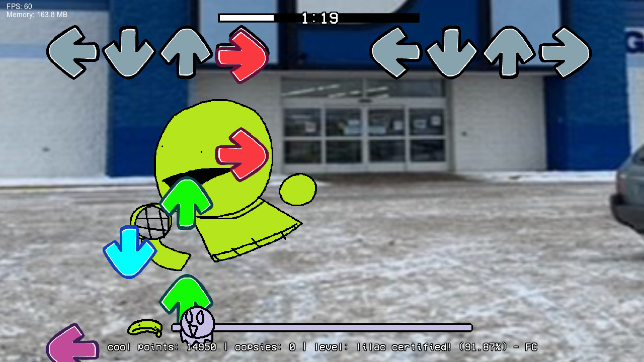 [SENSITIVE CONTENT] Lilac Dancer REGHOSTED Mod for Friday Night Funkin ...