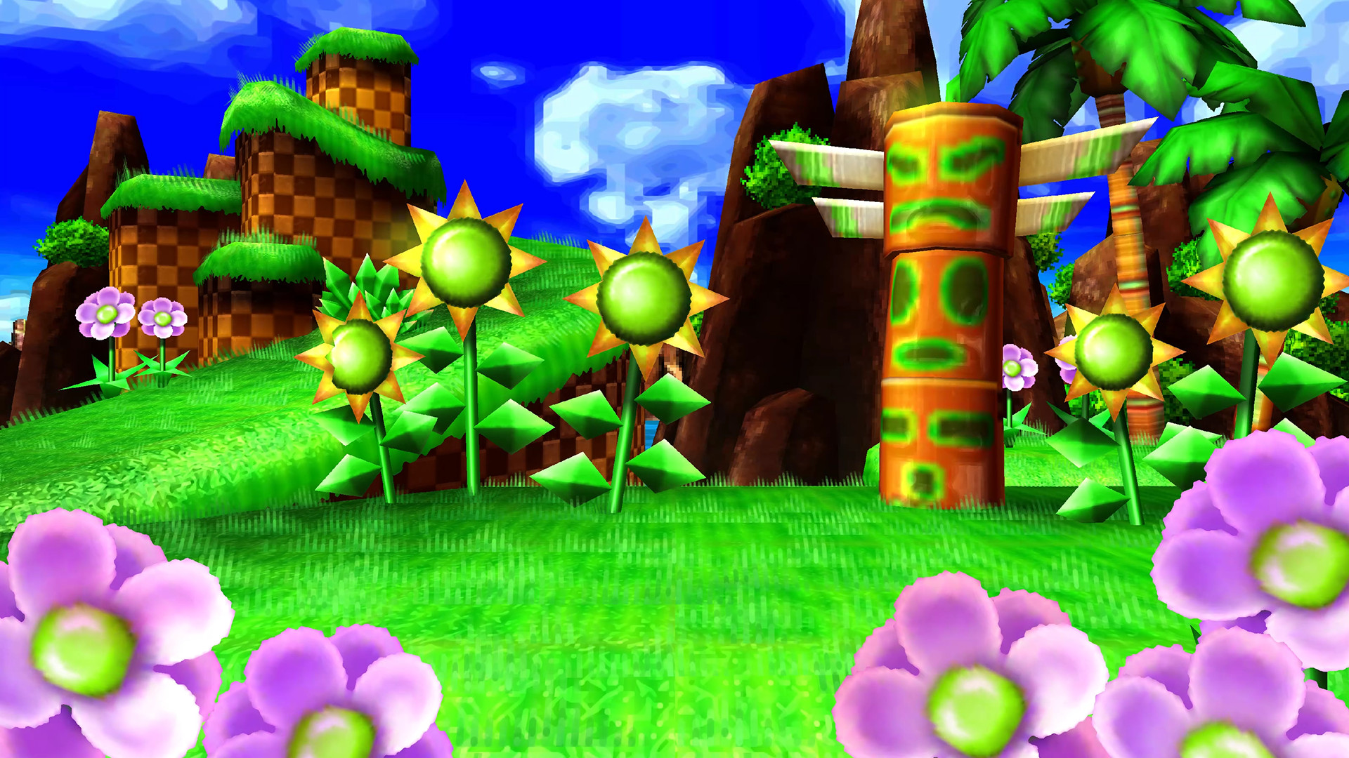 SA2 Green Hill Textures Mod for Sonic Generations (3DS) | SG3DS Mods