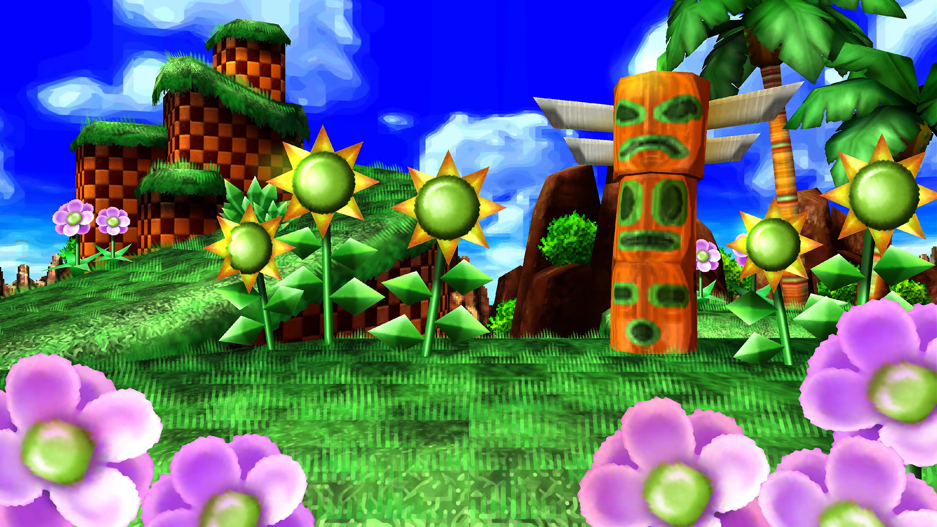 SRB2 Green Hill Textures Mod for Sonic Generations (3DS) | SG3DS Mods