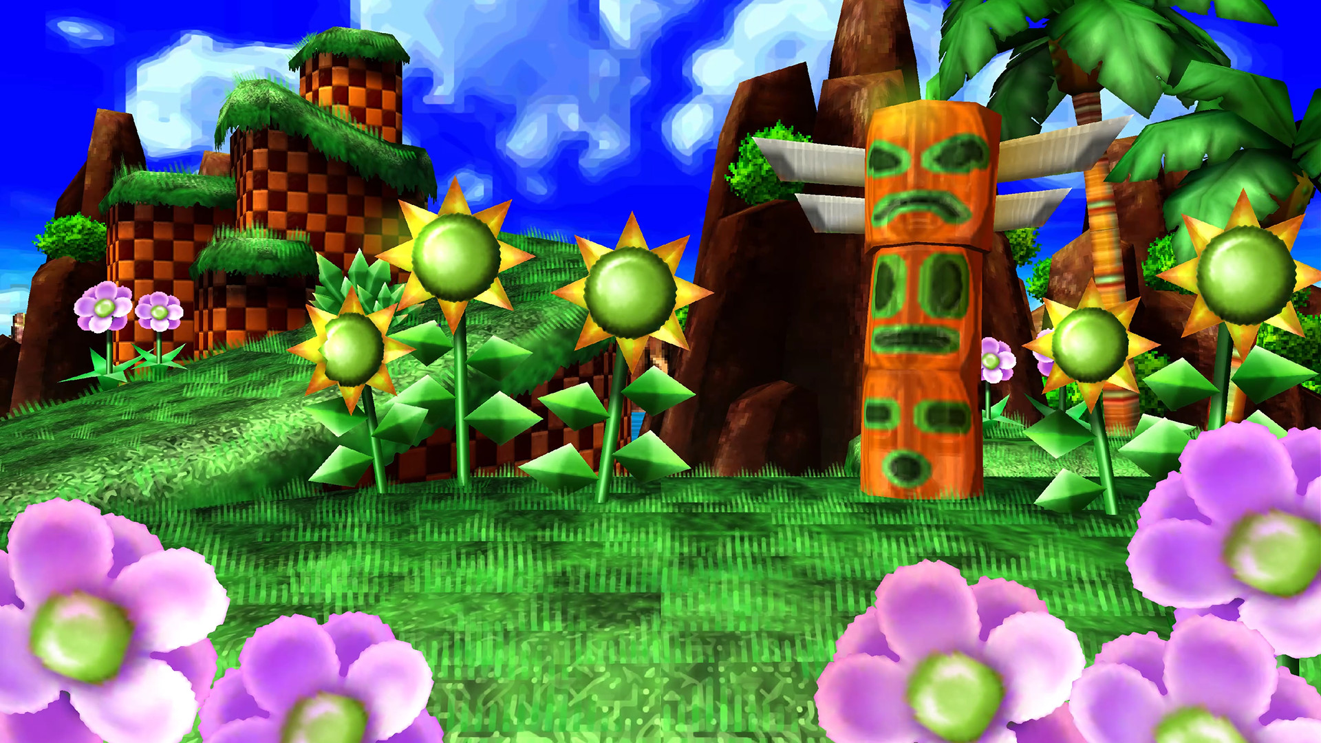 SRB2 Green Hill Textures Mod for Sonic Generations (3DS) | SG3DS Mods