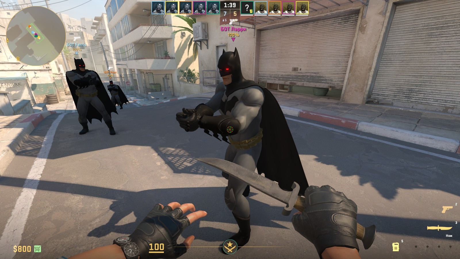 Batman Classic (Fortnite) Mod for Counter-Strike 2 | CS2 Mods