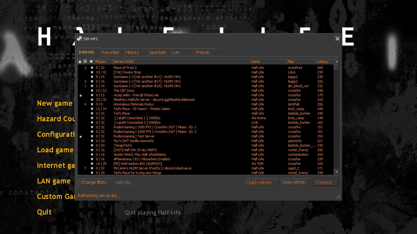More Accurate WON Menu Mod for Half-Life | HL Mods