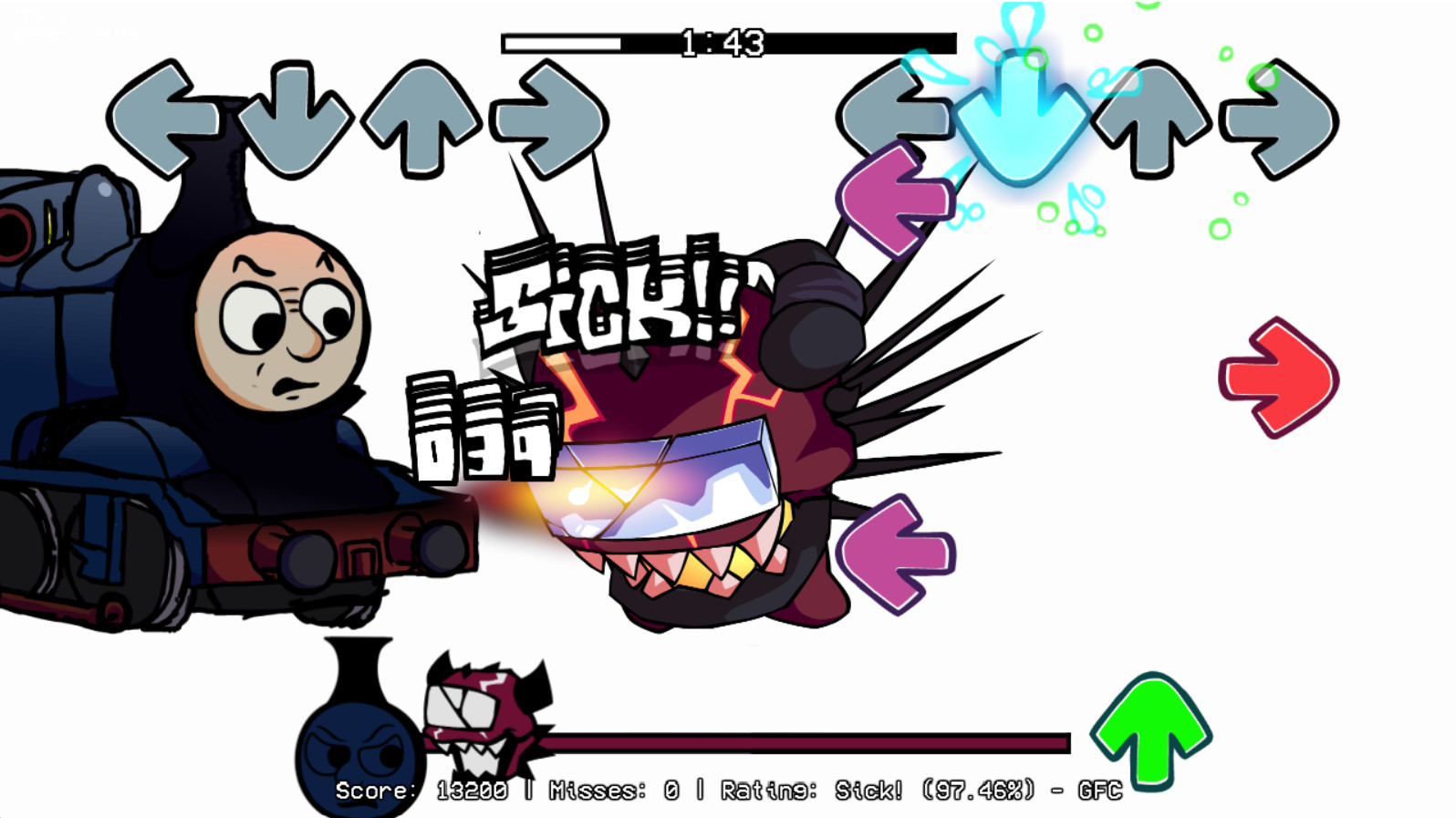 Playable Maroon Parasite Mod for Friday Night Funkin' | FNF Mods