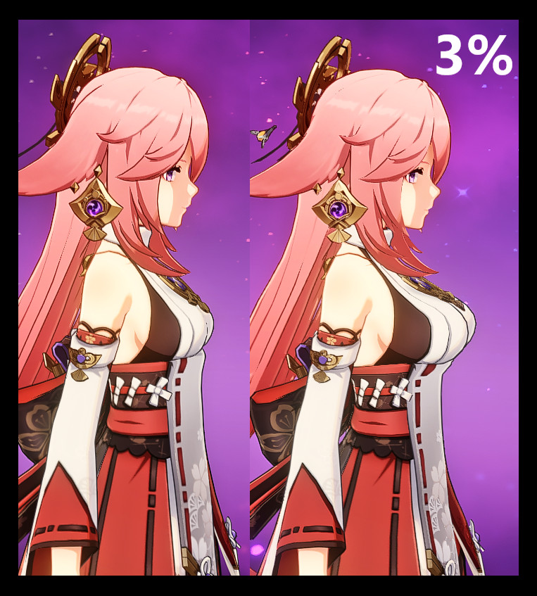 Yae Miko 3% Thiccer + Mihoyo's Precensorship Undys Mod for Genshin Impact | GI Mods