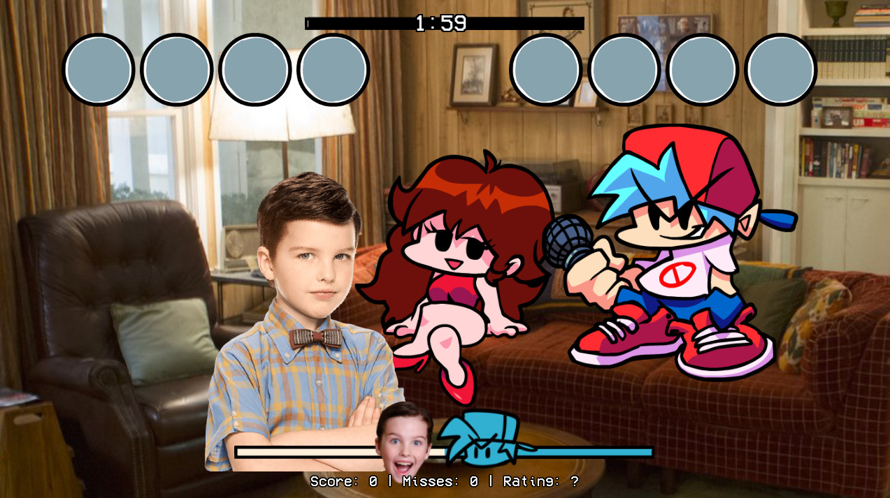 Young Funkin' Sheldon Mod for Friday Night Funkin' | FNF Mods