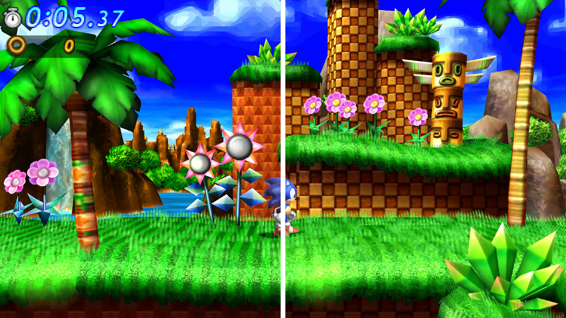 Palmtree Panic Textures Mod for Sonic Generations (3DS) | SG3DS Mods