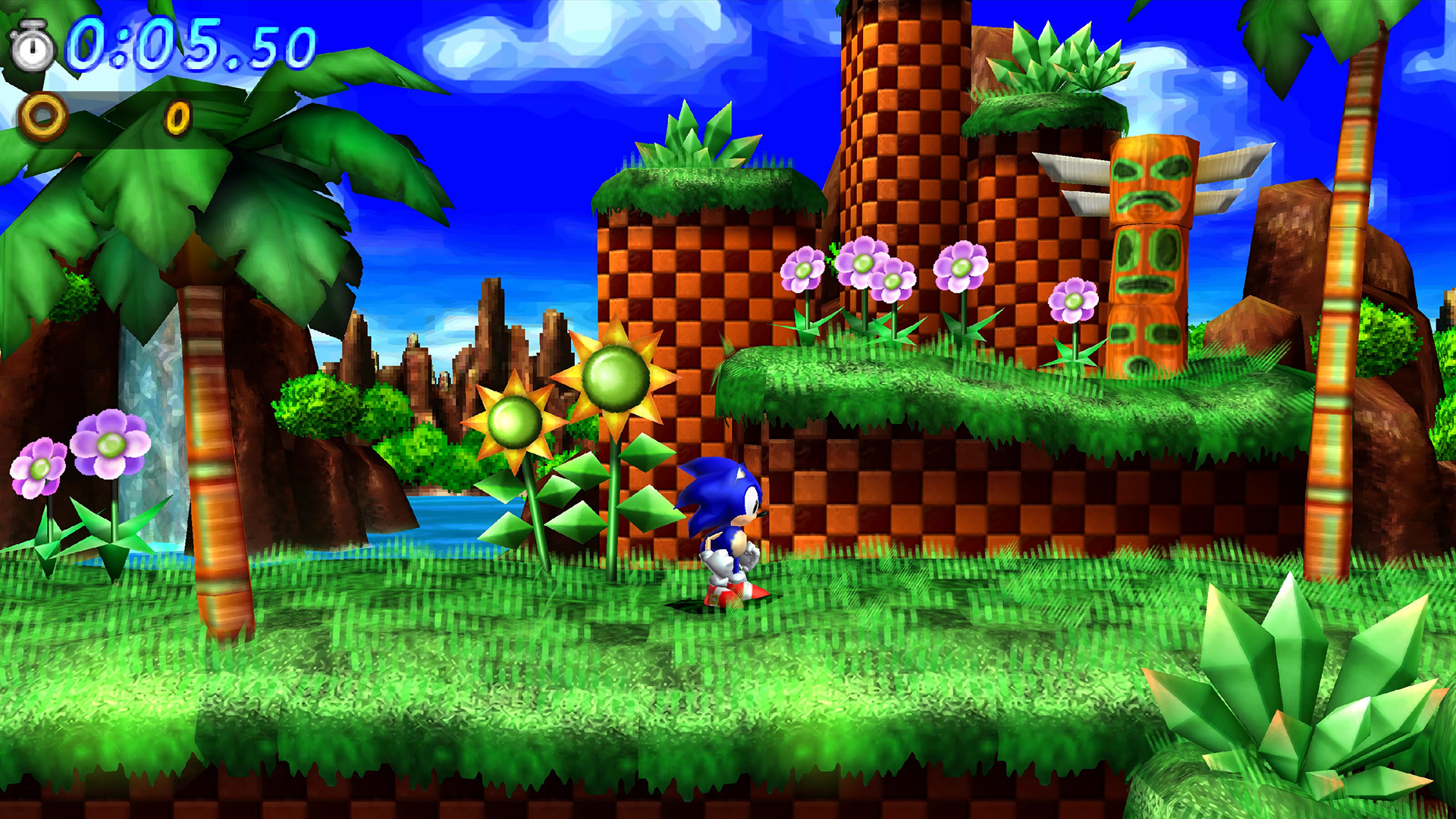 SRB2 Green Hill Textures Mod for Sonic Generations (3DS) | SG3DS Mods