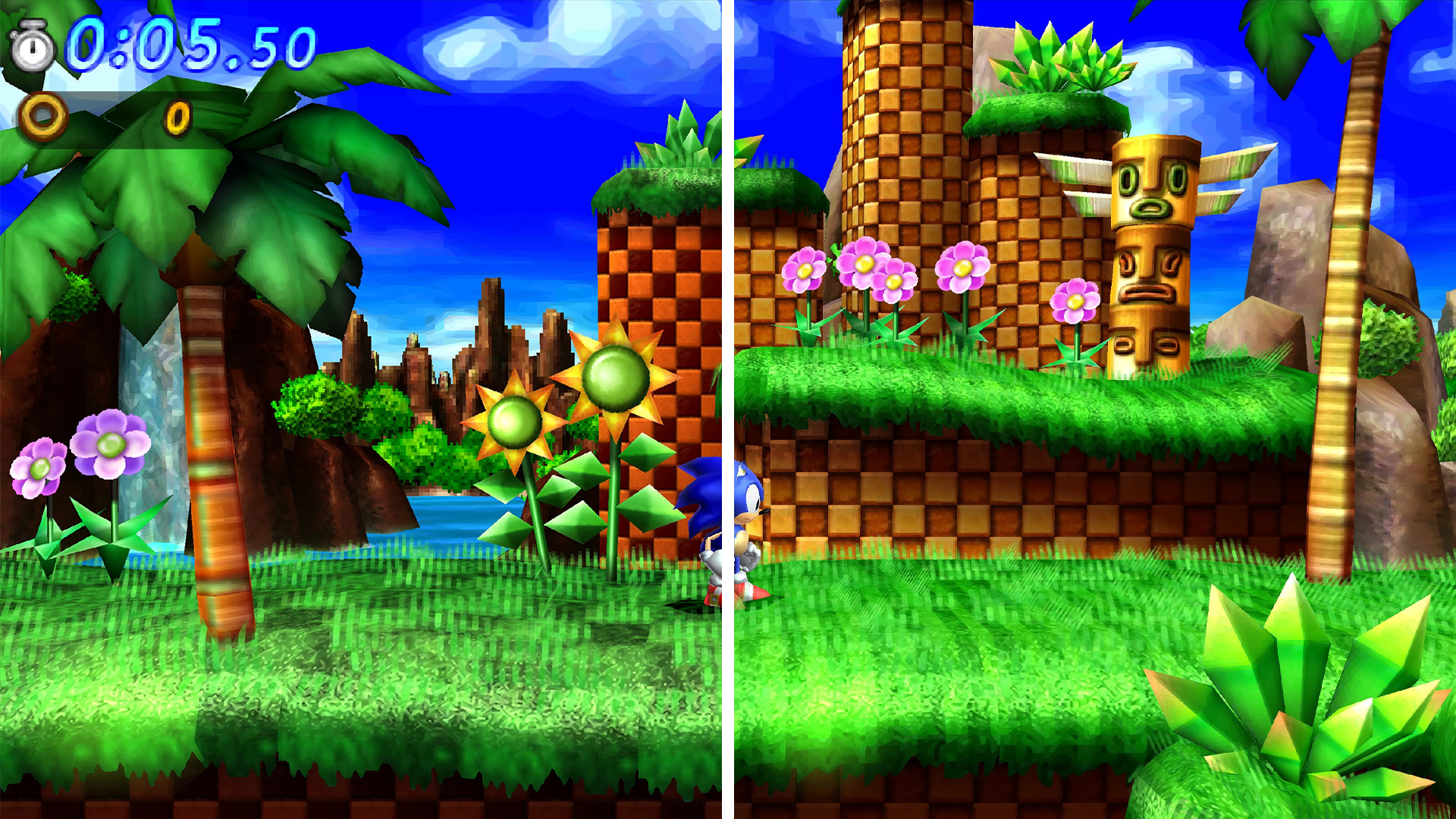 SRB2 Green Hill Textures Mod for Sonic Generations (3DS) | SG3DS Mods