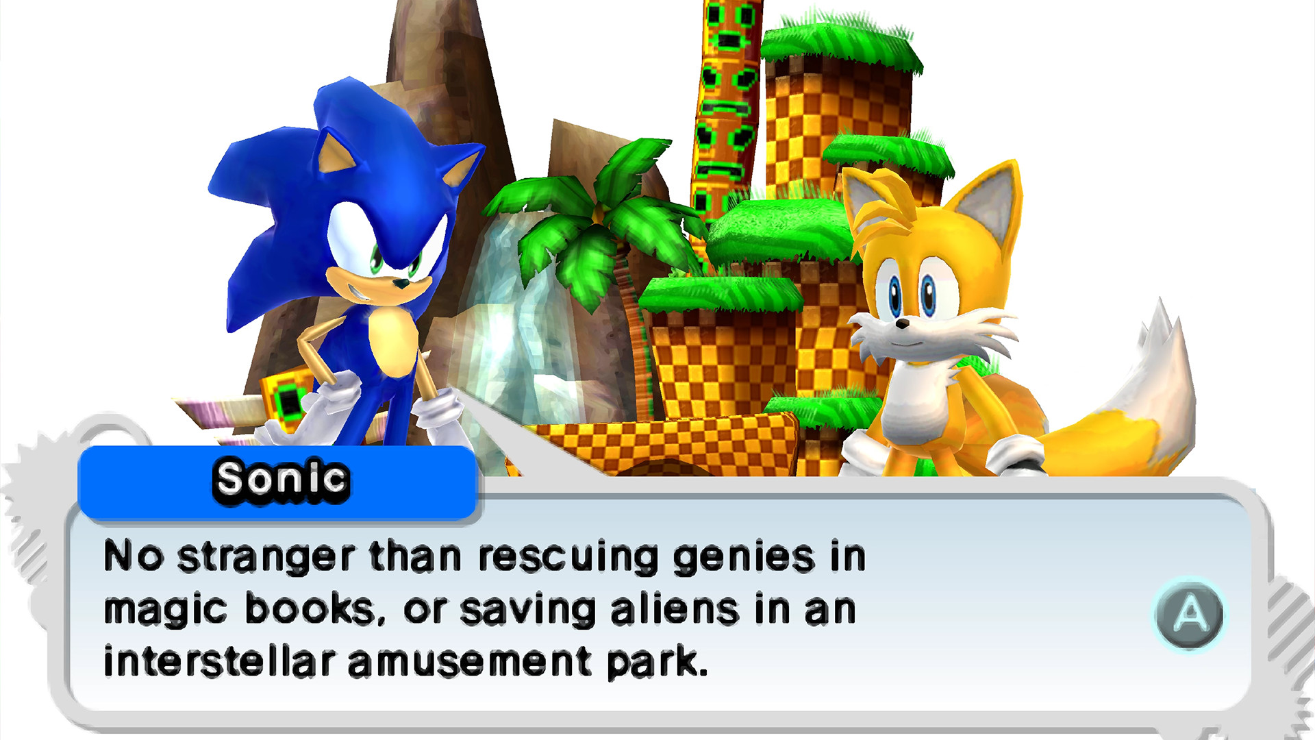 Sonic 1 Green Hill Textures (8-Bit) Mod for Sonic Generations (3DS ...