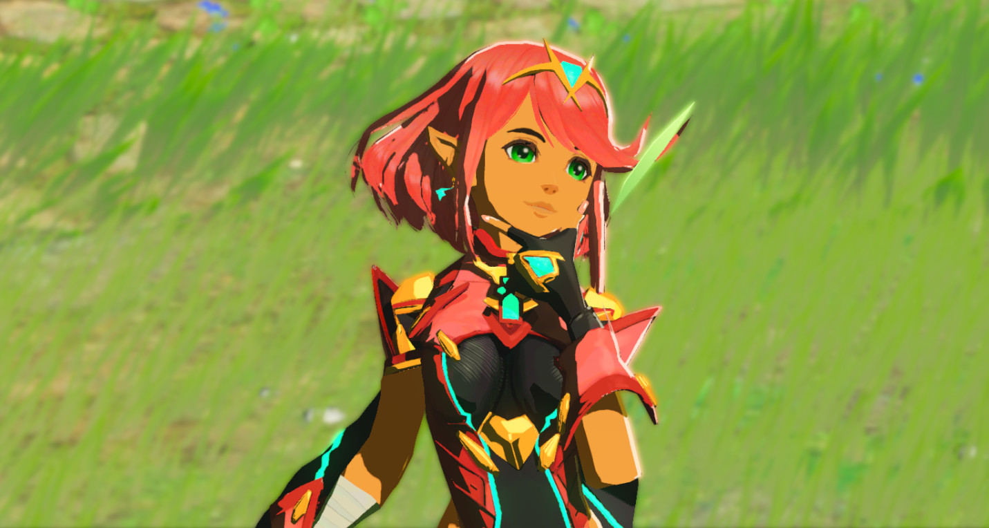 Pyra Extra Thicc Mod for The Legend of Zelda: Breath of the Wild (WiiU ...